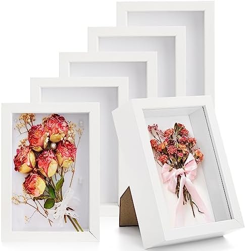 Amazon.com - Hacaroa 6 Pack 4 x 6 Inches Shadow Box Frame, Small Wood ...