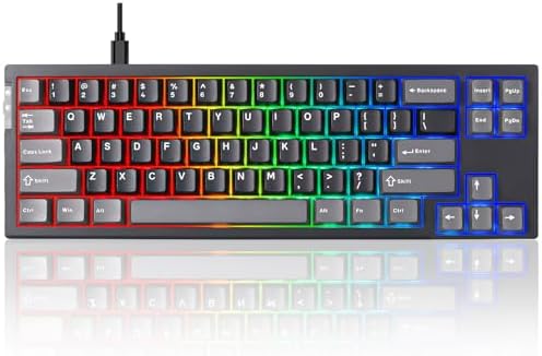 Amazon.com: Womier M68 HE Rapid Trigger Magnetic Switch 60% Gaming ...