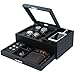 Amazon.com: Lifomenz Co Mens Jewelry Box Valet Tray with Drawer and ...