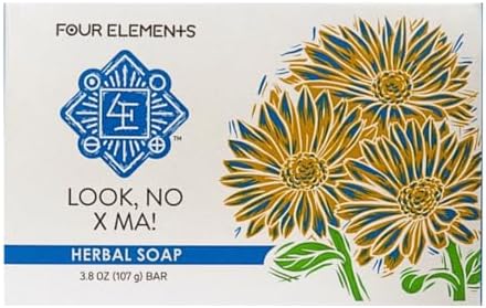 Amazon.com : Four Elements 4E Look! No X Ma Organic Herbal Soap, 3.8 OZ ...