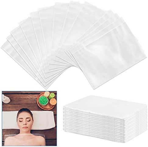 Amazon.com : 50PCS Disposable Plastic Sheeting for Body Wrap, 83‘’×47 ...