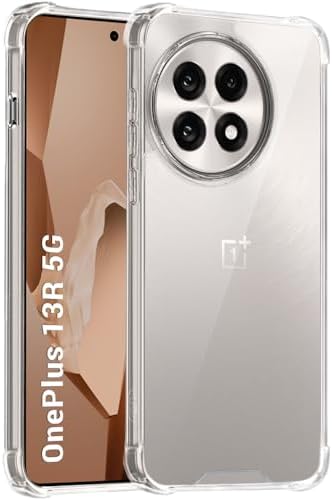 TheGiftKart Crystal Clear Back Cover Case for OnePlus 13R 5G | 360 Degree Protection | Shock ...