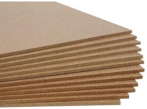 Red Appel Original Wood MDF Board Sheets, 2mm Thickness, Size 12X12 ...
