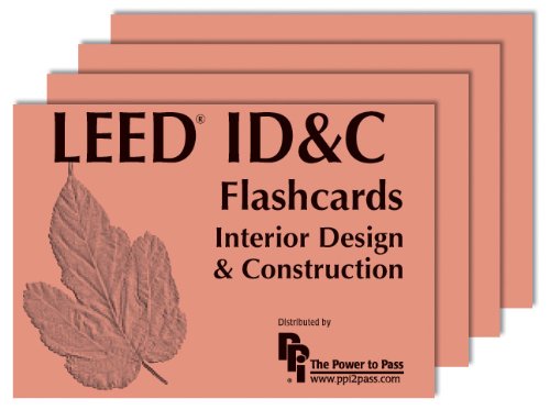 Amazon | Leed Id&c Flashcards: Interior Design & Construction | Saeger ...