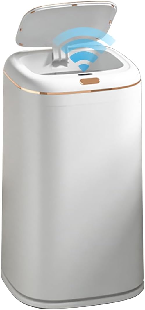 Provecta Smart Trash Bin with Lid, 40L Automatic Garbage Can ...
