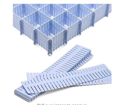 Crazybachat Adjustable Stretchable Interlocking Drawer Clapboard ...