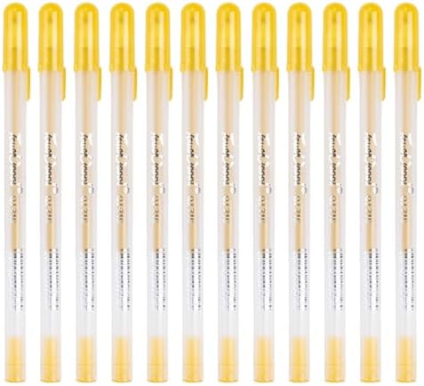 Gold Pens Metallic 12pcs Gold Gel Pen,0.8 Mm Gold Pens For Writing,Gel ...