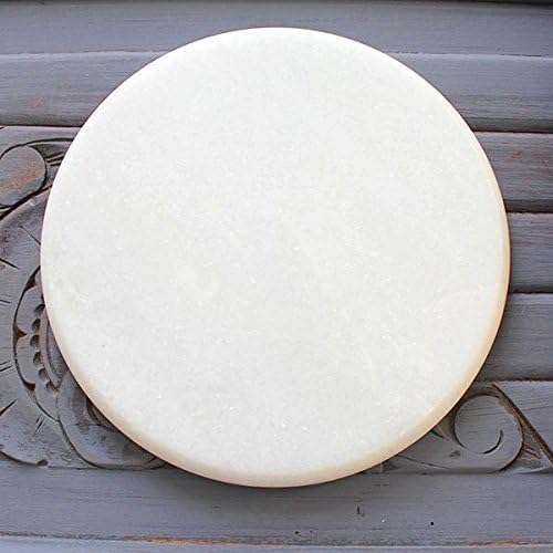 Buy Hari-OM Indian White Marble Chakla/Rolling Pin Board/Roti Maker ...