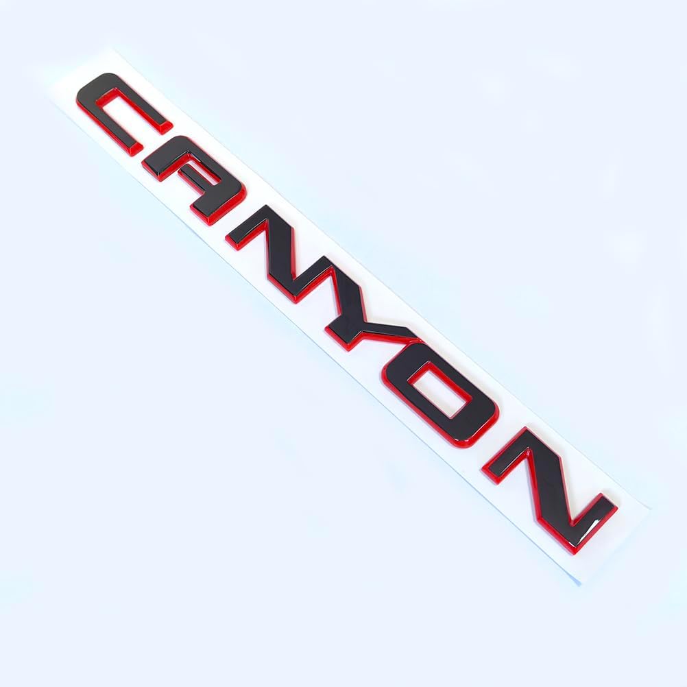 Amazon.com: 1pc Canyon Emblem Side Door Rear Tailgate 3D Badge ...