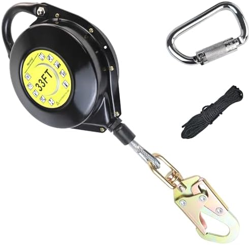 Amazon.com: Self Retracting Lifeline Retractable Lifeline 33FT ANSI SRL ...