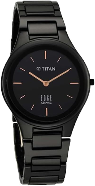 Titan Edge Ceramic White Dial Analog Ceramic Strap watch for Men ...