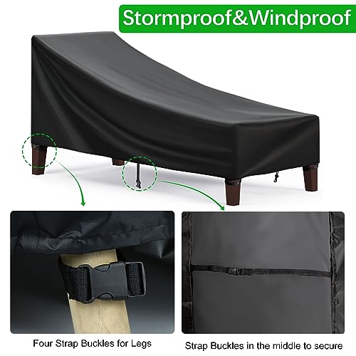 Snapklik.com : Patio Chaise Lounge Covers Waterproof Outdoor, All ...