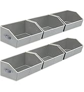 Amazon.com - Homsorout Organizer Bins Cube Storage - Trapezoid Storage ...