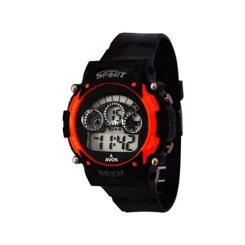 A Avon Sports Digital Black Dial Watch - 1001200 : Amazon.in: Fashion