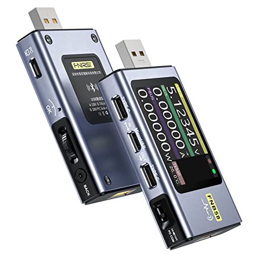 Snapklik.com : USB Power Meter Tester,Voltage Ammeter PD/QC Fast Charge ...