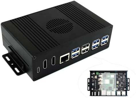 Amazon.com: waveshare M.2 NVME PCIE Case for Raspberry Pi 5, with 2X ...