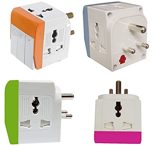 Buy PIHANA 3 Socket (5A-250V) Universal Travel Adapter 3 Pin Multi Plug ...