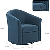 Amazon.com: UIXE 360° Swivel Barrel Accent Chairs Set of 2, Modern ...