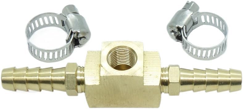 Amazon.com: CDQBWKJGFJ 1 Piece Fuel Line Fuel Pressure Tee Adapter ...