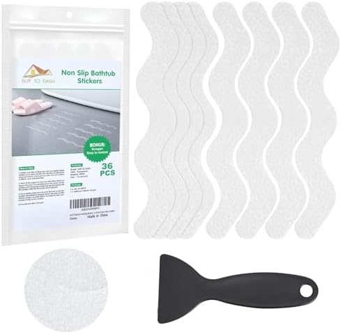 Amazon.com: Secopad 36PCS Non Slip Bathtub Stickers, Shower Floor Non ...