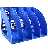 SAYEEC Collapsible Magazine Holder Plastic Desktop Vertical 4 ...