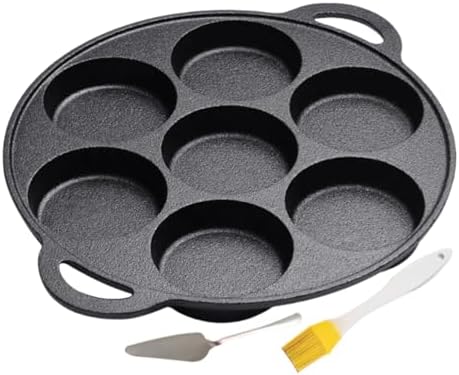 Cast Iron Crepe Pan - Traditional Crepe Maker, Griddle | Even Heat ...