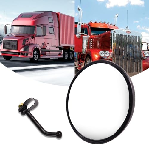 Amazon.com: Convex Mirror Round Rear View Mirror with Bracket, 5" Truck ...