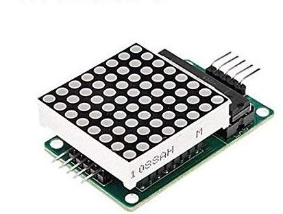 ROBOBULLS ELECTRONICS MAX7219 Dot Led Matrix Module MCU Control LED Display Module : Amazon.in ...