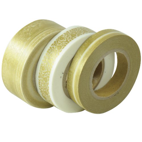 Amazon.com: Japanese Washi Masking Tape Set of 3 - Scrapaholic Lace ...