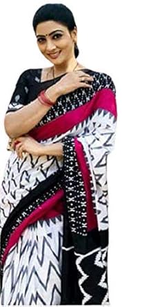 Buy Inaya Women's Cotton Cotton Saree with Blouse Piece (IN0079 ...