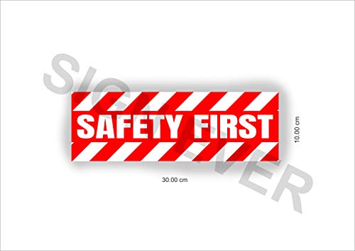 Buy SIGN EVER Safety First Sign Board Factory Office Bank Restaurant ...