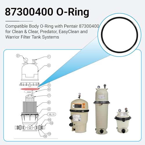 87300400 Body O-Ring Replacement Compatible with P-entair Clean & Clear ...
