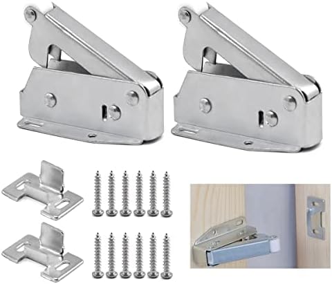 Automatic Spring Catch for Press to Open Cupboard Doors and Loft Attic ...