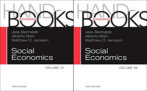 Amazon | Handbook of Social Economics SET: 1A, 1B, Volume 1 | Benhabib ...