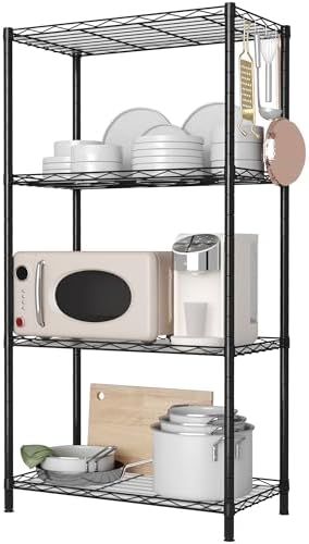 Amazon.com: Cozzine 5 Tier Storage Shelves, Adjustable Storage Shelves ...