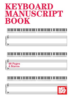 Buy Keyboard Manuscript Book Book Online at Low Prices in India ...
