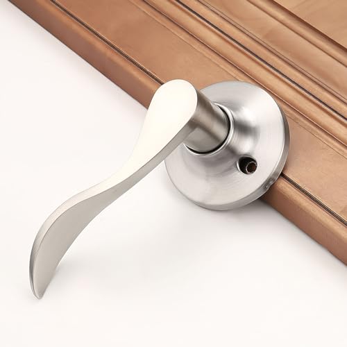 Snapklik.com : 4 Pack Single Dummy Door Levers Left Handed Brushed ...