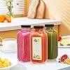 Amazon.com: Woaiwo-q 16oz Glass Juice Bottles with Lids,Clear Water Bottles,Glass bottles with ...