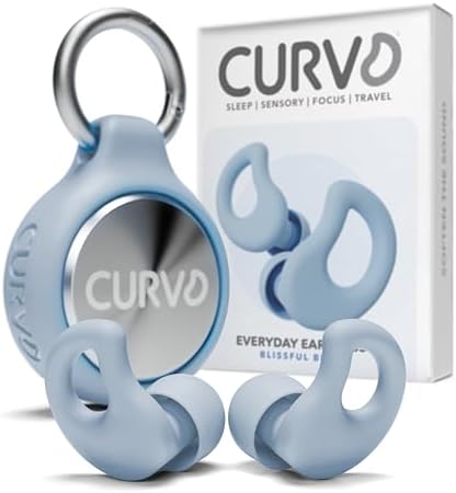 Amazon.com: CURVD Everyday Earplugs + Case Clip Bundle, Perfect Ear ...