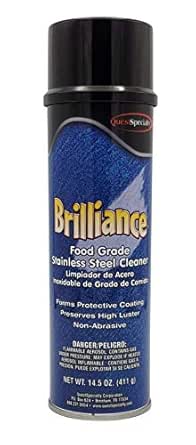 Amazon.com: Quest BRILLIANCE Food Grade Stainless Steel Cleaner, 14.5 ...