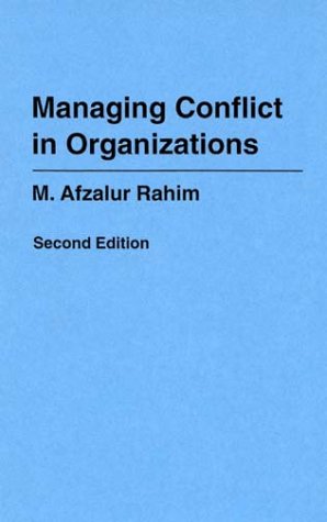Buy Managing Conflict in Organizations, 2nd Edition Book Online at Low ...