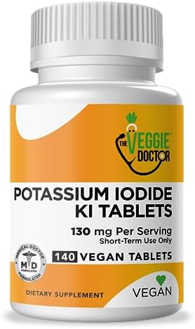 Amazon.com: ThyroShield Potassium Iodide Tablets - 130mg Iodine Tablets ...