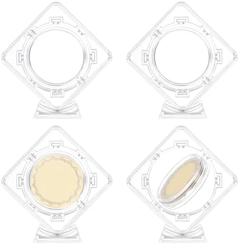 Amazon.com: FINGERINSPIRE 4 Pcs Acrylic Coin Display Case - 40mm Inner ...