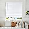 Amazon.com: Allesin Faux Wood Blinds 2 inch Slat Cordless Design Room ...