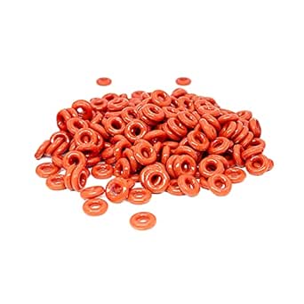 30PCS Red Silicon O-Ring Silicone VMQ 1.9mm Thickness Rubber O Ring ...