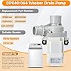 Amazon.com: WH23X10040 DP040-064 Drain Pump (OEM) Replacement for GE ...