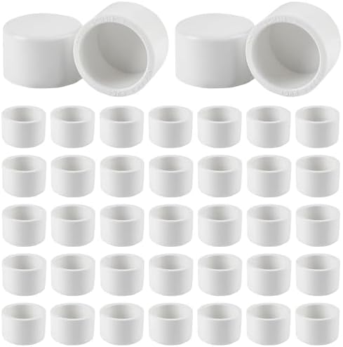 Amazon.com: 30 Pack 3/4" PVC Pipe End Cap Fitting Schedule 40 Furniture ...