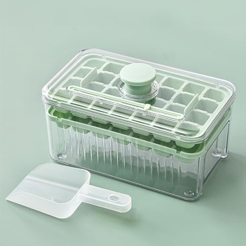 Buy UMAI 2 Layer Ice Cube Trays with Storage Box & Ice Scoop | 64 ...