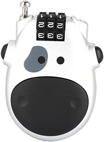 Watris Veiyi Cable Locks with 3 Digit Combination, Password Lock for ...