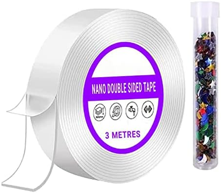Naughty angels Nano Double Sided Tape Gel Grip Tape 3 METRE (BALLOON ...